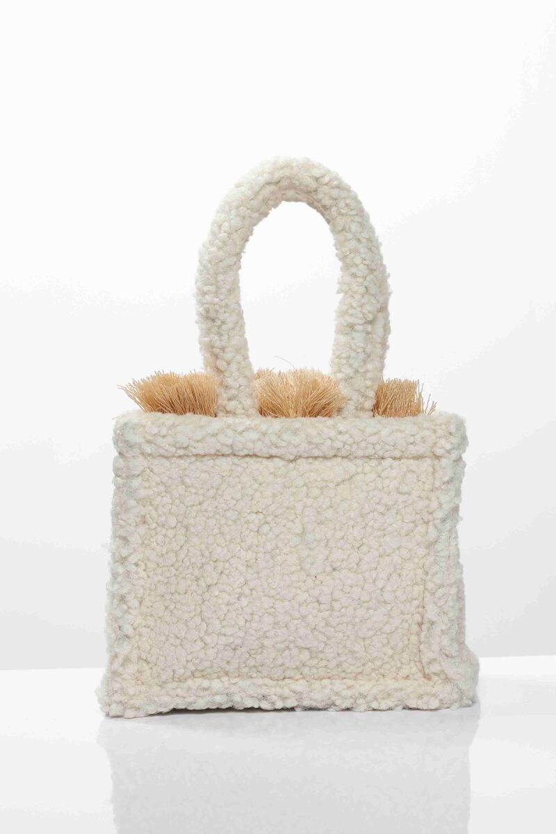 TEDDY BEIGE MINI TOTE BAG | Muse J Creations